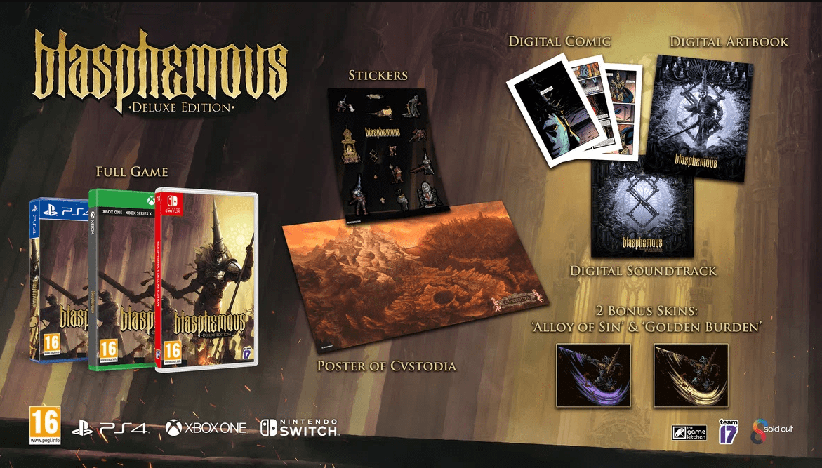 Blasphemous, in arrivo una fantastica Collector’s Edition - NintendOn